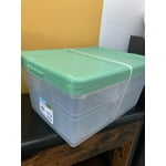 Sterilite Stackable 6 Quart Storage Box Container, Clear (30 Pack ...