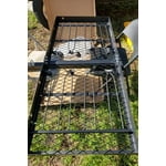 Tow Tuff 62 Inch Steel Cargo Carrier and Bike Rack Fits 2 Inch ...