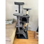 54 inch Cat Trees and Towers for Indoor Cats, Cat Condo Scratching Post ...