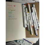 King art Fine Line Art Graphic Pens Set of 8 Colors Size 05 with ...