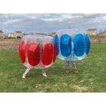 Sportspower Thunder Bubble Soccer Balls, 2pk Durable Inflatable Bouncy ...