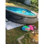 Funsicle: QuickSet Designer Pool - 13ft Above Ground Inflatable Pool ...