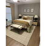 Nathan James Thatcher Upholstered Entryway Bench with Removable Boucle ...