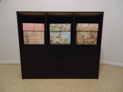 Customer reviews for Mainstays 2 Drawer Dresser with 3 Open Cube Storage Black Walmart