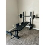 Free Shipping! Athletic Works Standard Bench & Rack Combo with Leg ...