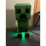 Minecraft Creeper Mini Fridge 8L - Gaming Cooler with 2 Doors, Ambient ...