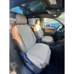 Elantrip Car Seat Cover Full Set Luxury Faux Leather with Diamond ...