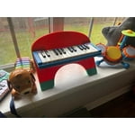 Battat Mini Musician's Piano with Color-Coded Keys and Music, Toddler ...
