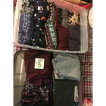 Sterilite 28 Quart Storage Box Containers Set of 2, Plastic, Titanium ...