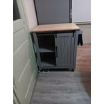 Mainstays Kitchen Cart, Gray - Walmart.com