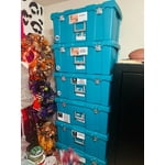 Sterilite Footlocker, Large Lockable Storage Container with Wheels ...