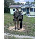 Step2 MailMaster Hudson Mailbox | Black Mailbox with Newspaper Holder ...