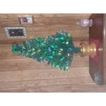 National Tree Company 4 ft. Fiber Optic Fireworks Evergreen Tree ...