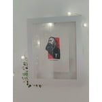 11" x 14" White Belmont Float Picture Frame with 8" x 10" Mat by Studio ...