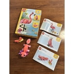 Free Shipping! LEGO Creative 3 in 1 Wild Animals Toy with Pink Flamingo ...