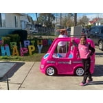 Barbie Dream Camper, 12V Power Wheel Ride-On, Battery-Powered with ...