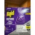 Raid Indoor Water Based Flea Killer Fogger, Fog Insecticide for Fleas ...