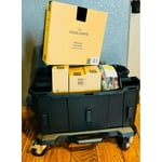 Hyper Tough Hyper Stack Interlocking Storage Crate, Black, Stackable ...