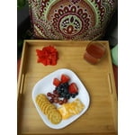 Mainstays Bamboo Square Tray - Walmart.com