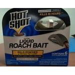 Hot Shot Ultra Liquid Roach Bait Traps, 6 Count, Indoor Cockroach ...