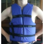 Onyx Universal Adult Life Vest - Durable, Lightweight, Adjustable, Blue ...