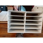 "Classroom Keepers White Construction Paper Organizer, 12-1/4""W x 18-1 ...