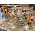 Bluey Wedding Time Toys: 4-Pk Figures- Uncle Rad, Frisky, Bluey & Bingo ...