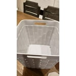 Your Zone Child & Teen Wide Weave Gray Storage Bin - 15 x 15 x 13.5 ...