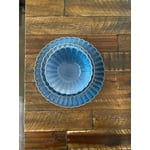 Sango Frill Reactive Stoneware Dinnerware Set, 12-Piece, Blue - Walmart.com