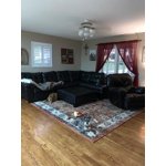 Unique Loom Antheia Utopia Rug Light Blue/Burgundy 2' 7" x 10' Runner ...