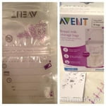 Philips AVENT 6-oz Breast Milk Storage Bags, 50-Count, BPA-Free HSA/FSA ...