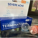 AcneFree Terminator 10 Acne Spot Treatment Cream with 10% Benzoyl ...