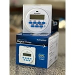 Autopilot 7 Day Dual Outlet Digital Programmable Light Timer Controller ...