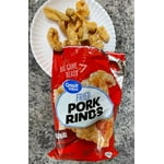 Great Value Fried Pork Rinds Original Flavor 5 oz Bag Keto Snack ...