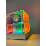 Merkury Innovations Iridescent Infinity Cube Light - Plug-In Multicolor LED Magic Lamp - Walmart.com