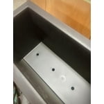 "Veradek Black Outdoor Patio Rectangle Planter, Medium 30"" Recycled ...