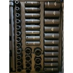 BENTISM 1/2" Drive 26PCS Impact Socket Set, 6-Point Sockets Metric 10 ...