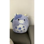 Squishmallows Large Fuzzy 12 inch Bubba the Purple Cow - Ultra Soft ...