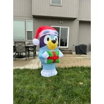 Airblown Inflatables Bluey Holiday Blow Up Xmas Decorations for Home ...