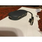 onn. Portable 4-Port USB Hub with USB 2.0 Ports - Walmart.com - Walmart.com