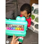 Battat Croco Pop Piano Toy Keyboard with Songs Sounds Lights, Baby and ...