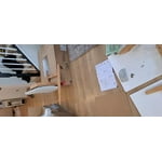 DHP Eleni Mid-Century Modern Cane Dining Chairs, Set of 2, Cream ...