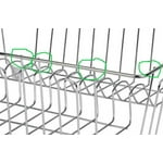 Mainstays Large Wire Dish Rack Black/Chrome - 17.5" x 13.7" x 5.5 ...
