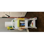 COWIN 3 Tier Metal Rolling Utility Cart, Black, Small Organizer with ...