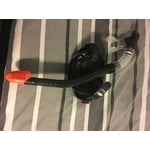 Intex Surf Rider Youth Swimming & Diving Mask Snorkel Set, Black/Red ...