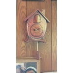 Traditional Chalet Style Singing Cardinal Tabletop Wall Sound Cuckoo ...