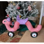 Radio Flyer Inchworm - Classic Bounce and Go Toddler Ride-On Toy, Green ...