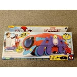 Marvel Spidey 2-in-1 HQ Tower Playset, Transport Toy Set with Web ...