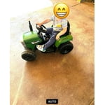 Costway 12V Kids Ride On Tractor with Trailer, Remote Control, LED ...