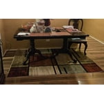 Better Homes & Gardens Spice Grid Indoor Area Rug, Red, 5' x 7 ...